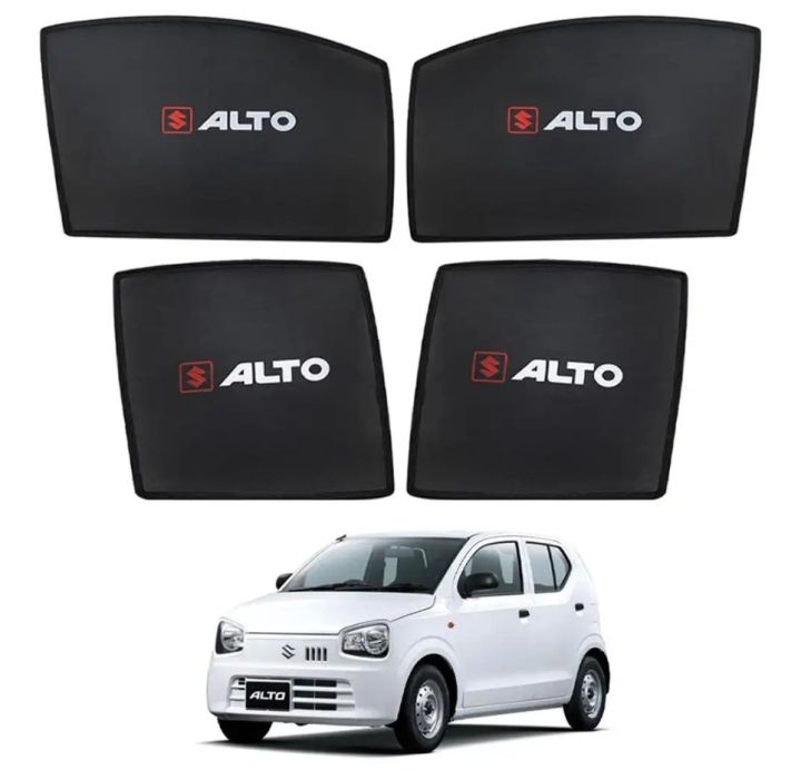 Sun Shades For Suzuki Alto 4pcs for car by Shah Auto Transformer ...