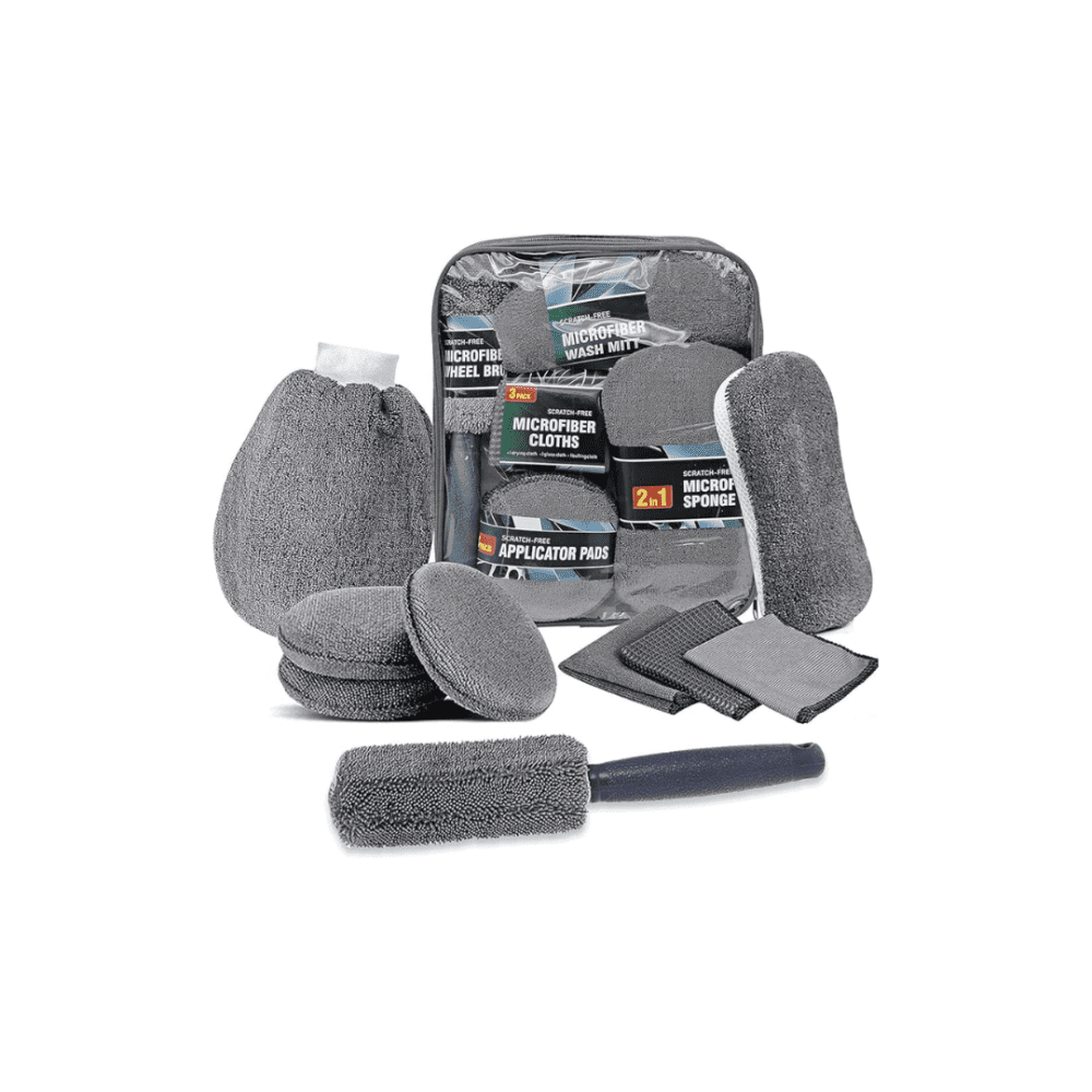 Microfiber Car Detailing Cleaning kit – Interior And Exterior Washing ...