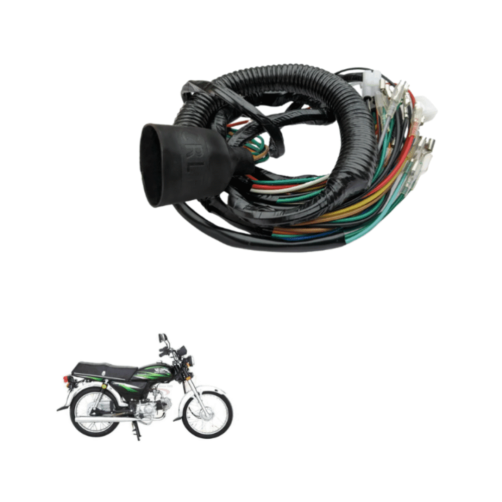 Crown Lifan Complete Wiring Harness for 70cc Motorcycles for bike by ...