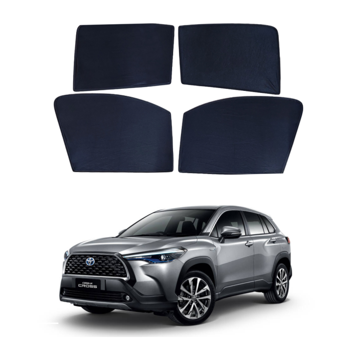 4-Piece Sun Shades for Toyota Corolla Cross for car by Shah Auto ...